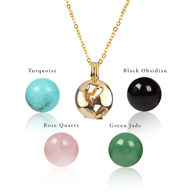 World Globe Necklace – CRISTINA RAMELLA